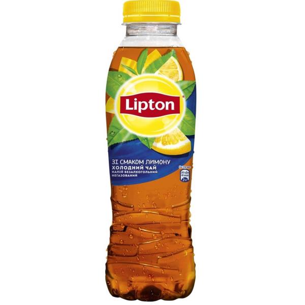 Холодный чай Lipton со вкусом лимона 0.5л в Киеве с доставкой по ...