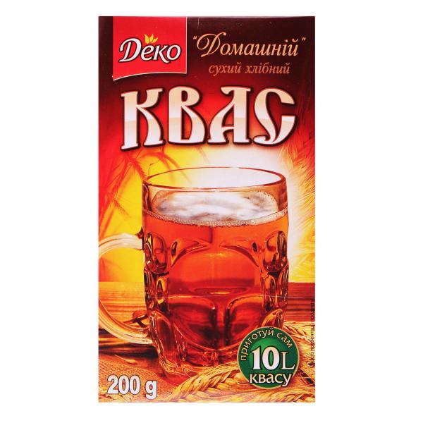 Квас Деко Домашний хлебный сухой в Киеве с доставкой по доступным ценам