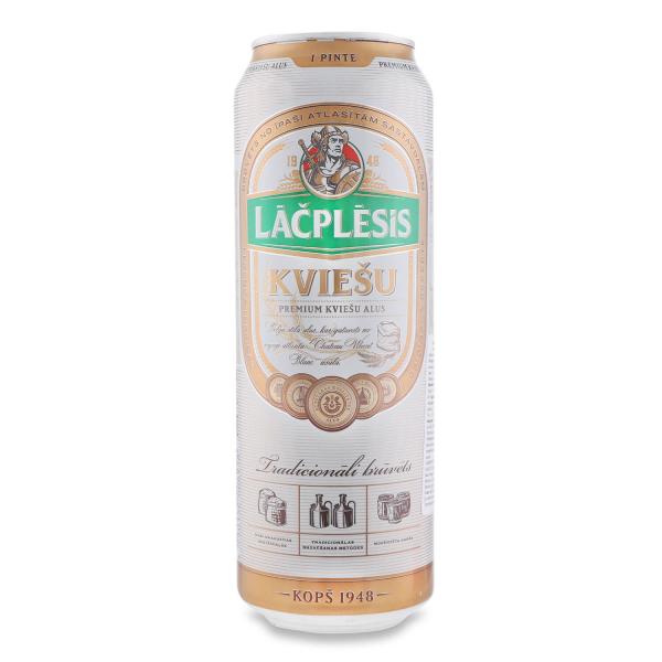 Пиво Lacplesis Kviesu світле нефільтроване з/б купити в Києві | FOZZY