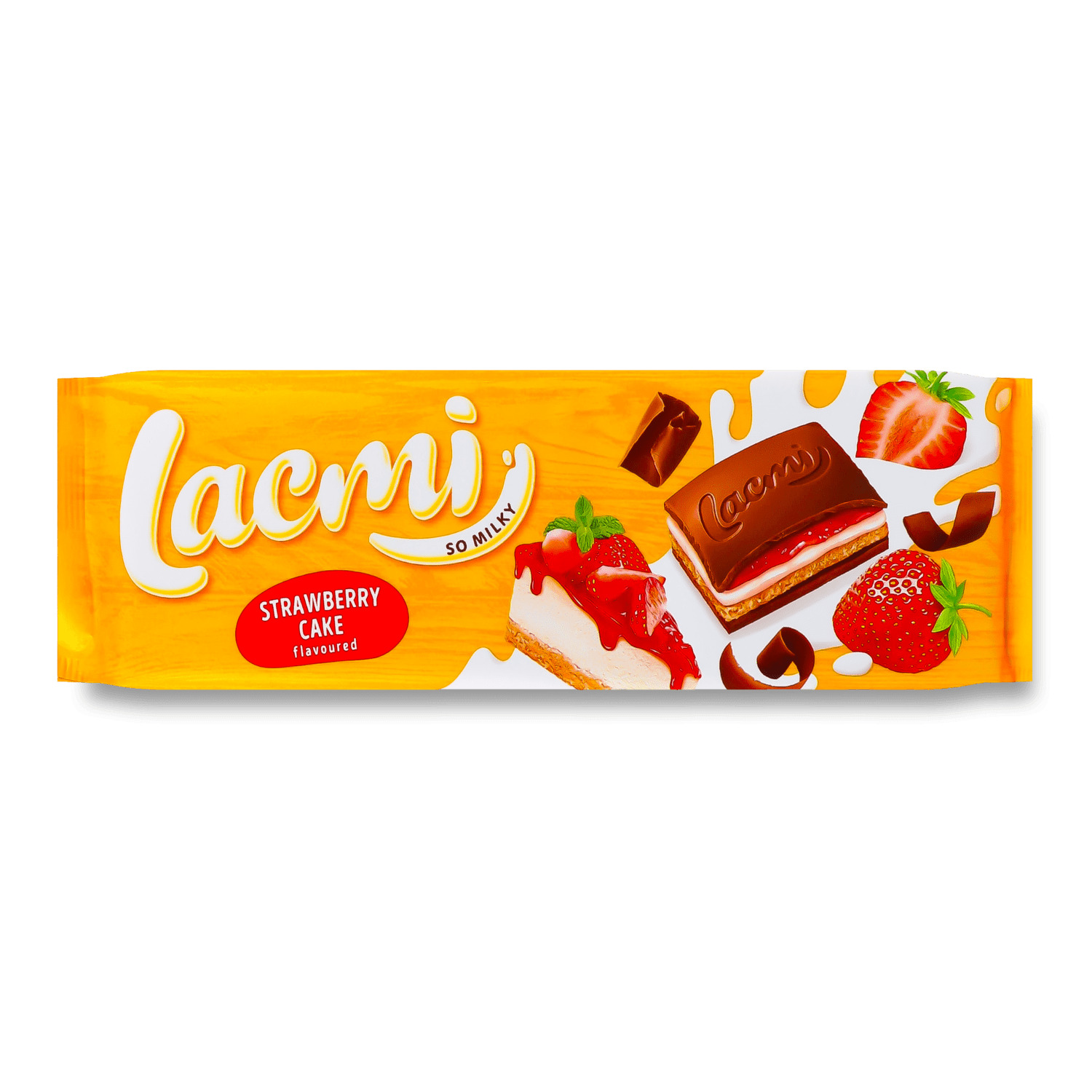 Шоколад Roshen Lacmi Strawberry cake молочный купить в Киеве | FOZZY