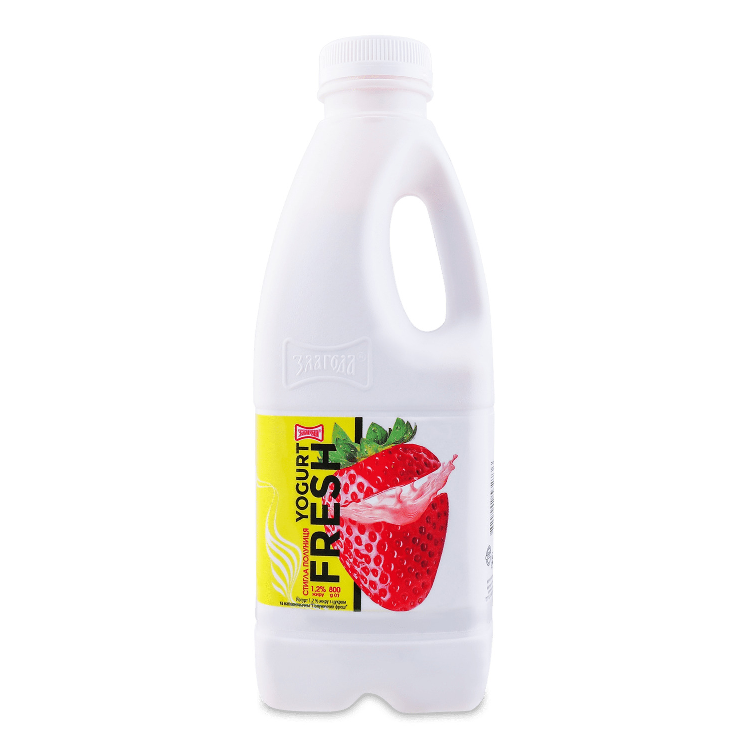 Йогурт Злагода Yоgurt Fresh спелая клубника 1,2% в Днепре с доставкой ...