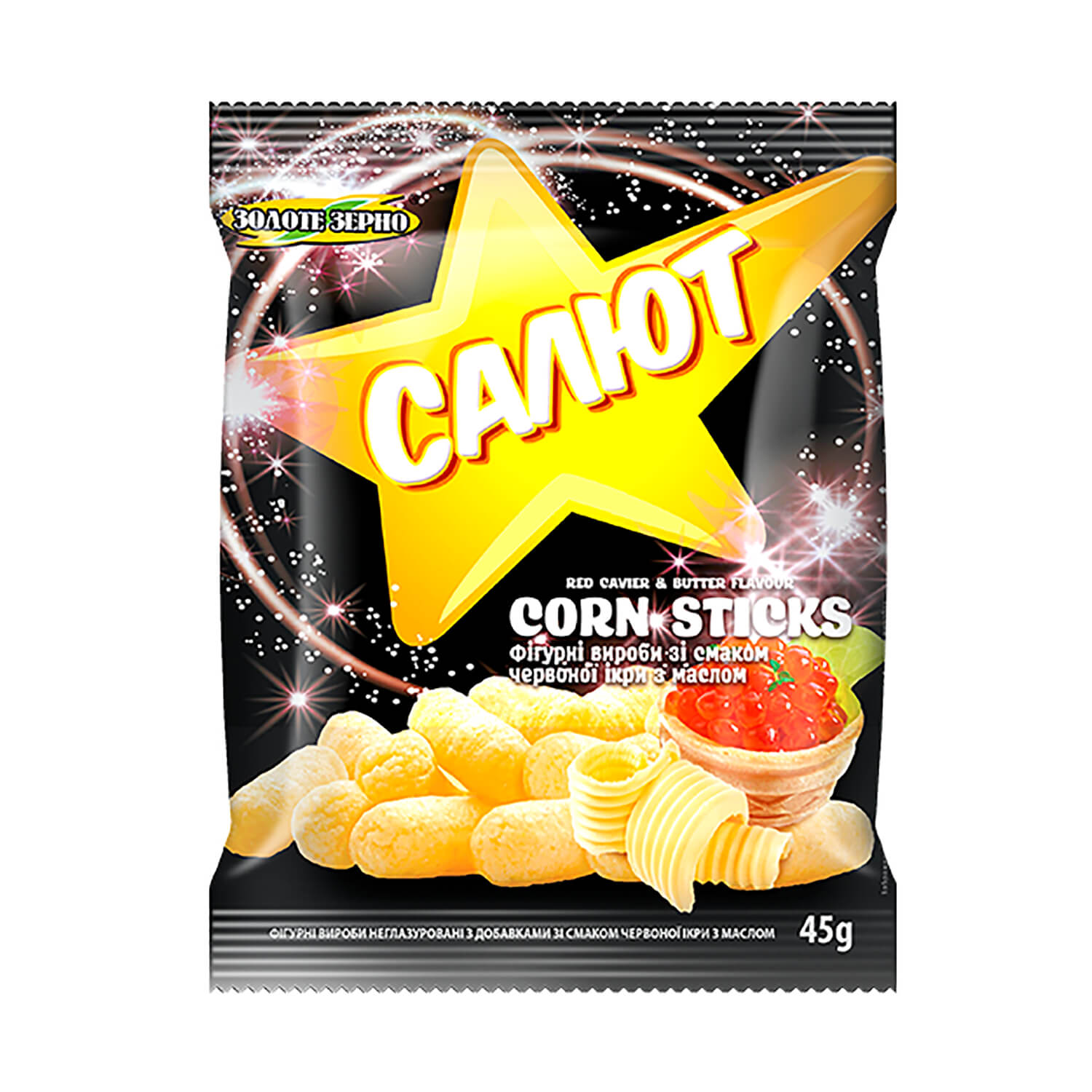 Палочки кукурузные Салют с красной икрой в Кременчуге с доставкой по ...